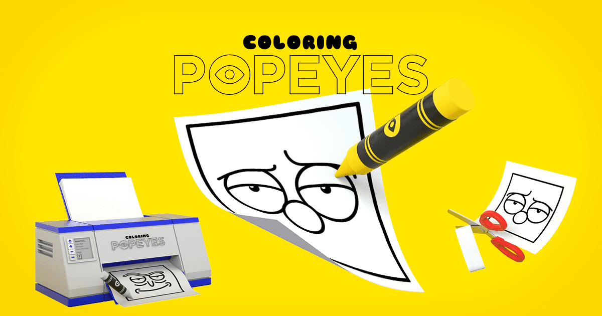 Bart - Coloring Popeyes