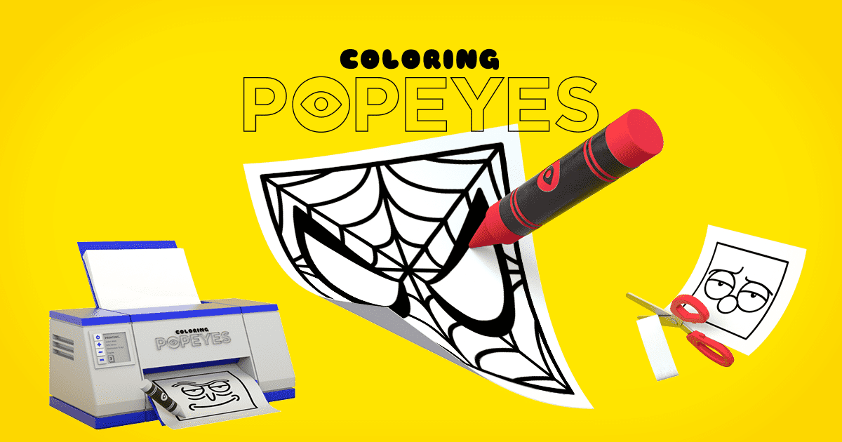 Spider-Man - Coloring Popeyes